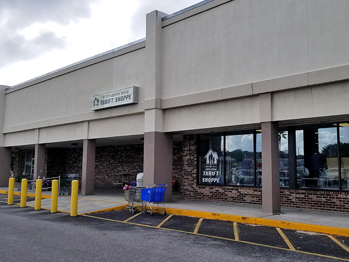 The final approach &ndash; where shopping carts wait patiently to be filled with treasures you never knew you couldn't live without.