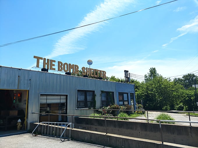 The exterior may say "Cold War bunker," but the treasures inside The Bomb Shelter make this Akron landmark a hot spot for vintage hunters.