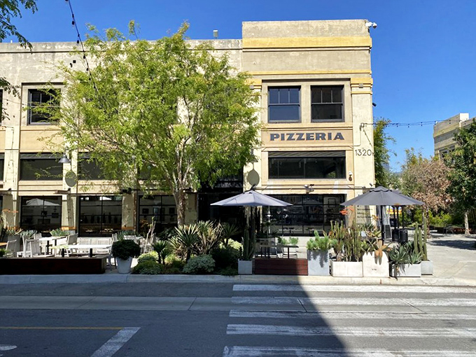 On sunny days, Pizzeria Bianco's fa&ccedil;ade reveals its true character&mdash;a golden-hued building housing pizza treasures that would make any Italian nonna proud.