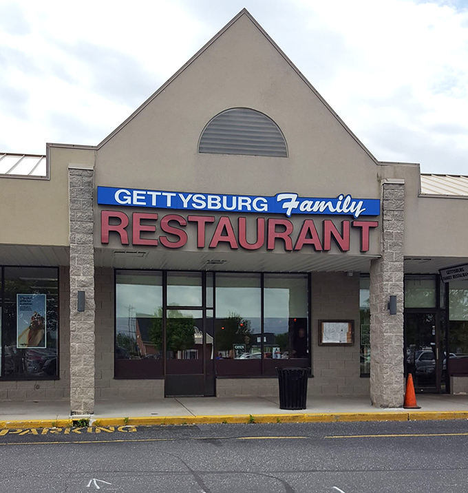 The sign promises "Family Restaurant" and delivers exactly that&mdash;a place where you're treated like a relative, even if you're just passing through.