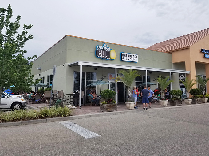 The storefront beckons like a breakfast lighthouse guiding hungry souls to their morning salvation.