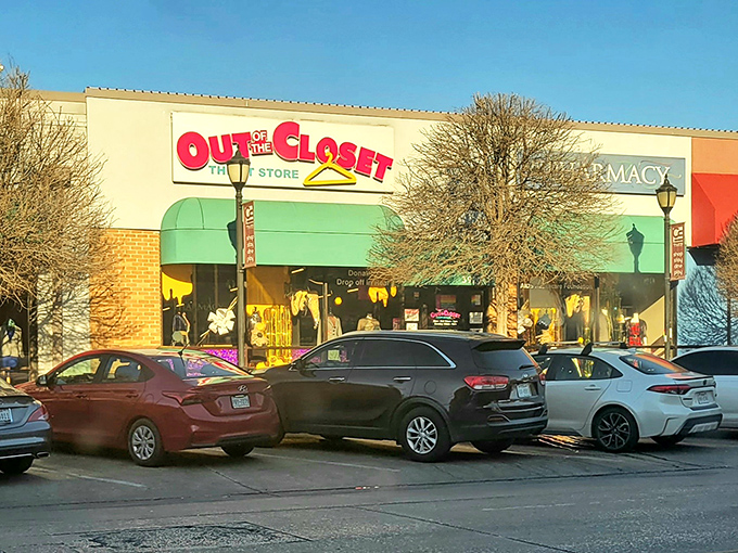 The unassuming storefront houses fashion treasures within. Like all the best places, it doesn't need to shout about what it offers.
