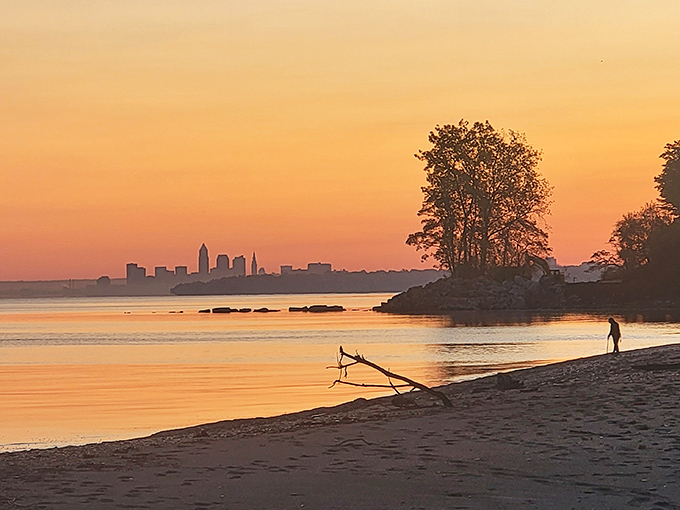 Dawn patrol at Huntington Beach&mdash;when early risers are rewarded with solitude, serenity, and the gentle whisper of Lake Erie waking up.