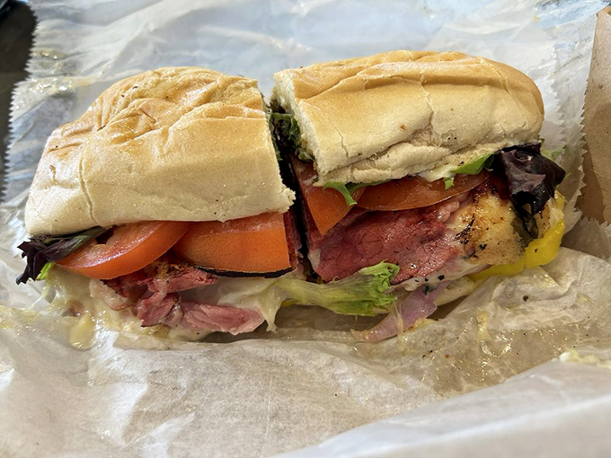 This sub isn't just a sandwich&mdash;it's a commitment, a relationship, a journey that requires both hands and your complete attention.