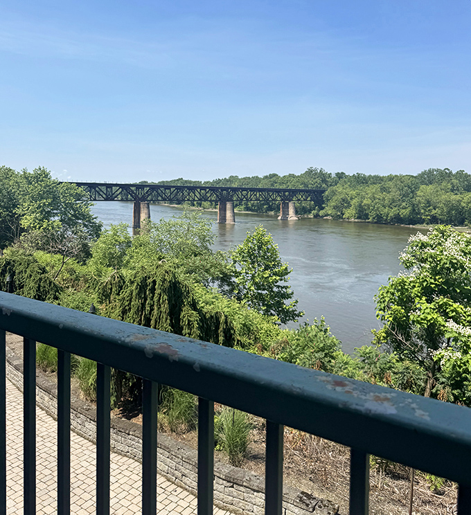 The Susquehanna River view reminds you that sometimes the best dining companions are flowing water and Pennsylvania greenery.