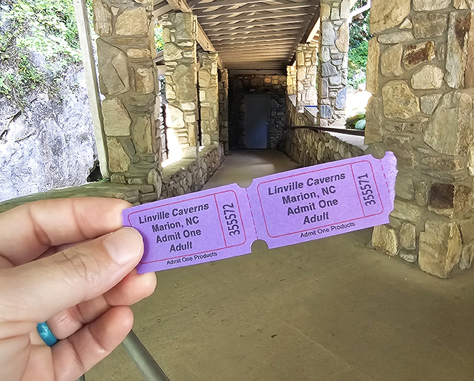 The purple tickets&mdash;your passport to the underworld&mdash;simple paper that grants access to one of nature's most spectacular hidden treasures.