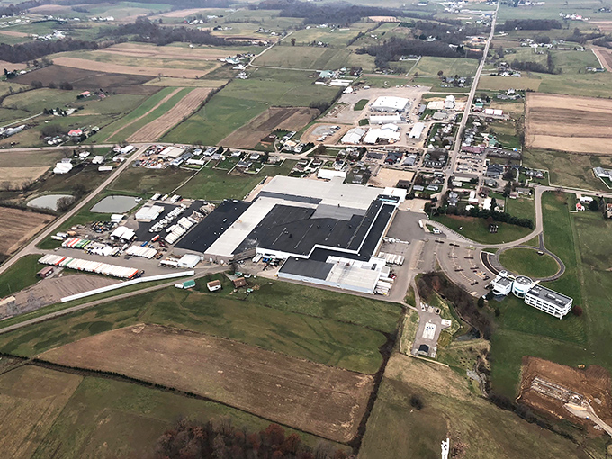 From above, Mount Hope reveals its true character&mdash;a community that has thoughtfully decided which modern conveniences enhance rather than erode their values.