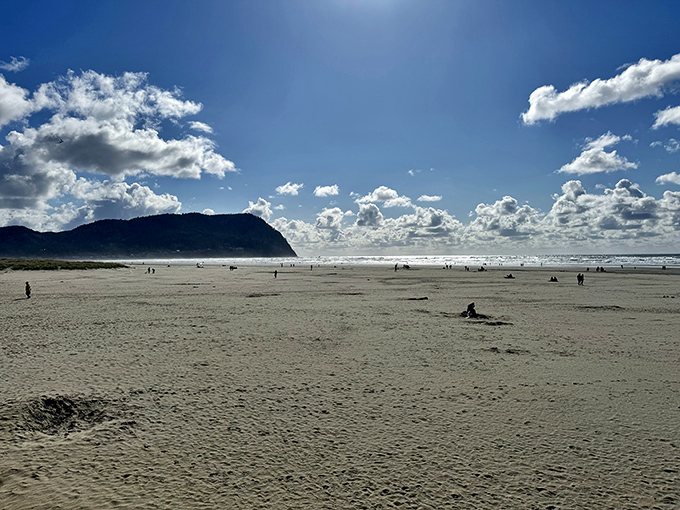 The vast Seaside beach stretches toward the horizon&mdash;nature's perfect digestif after a seafood feast that demands a contemplative stroll.
