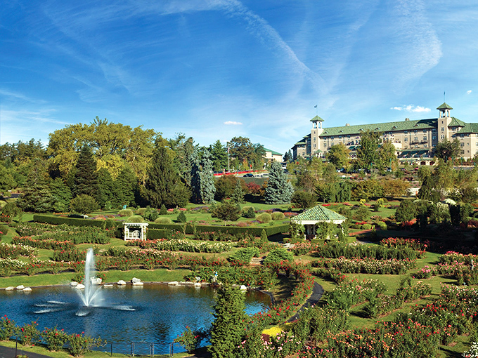 The garden's terraced design creates a living postcard, complete with fountain. Like someone took your dream garden doodle and made it real.