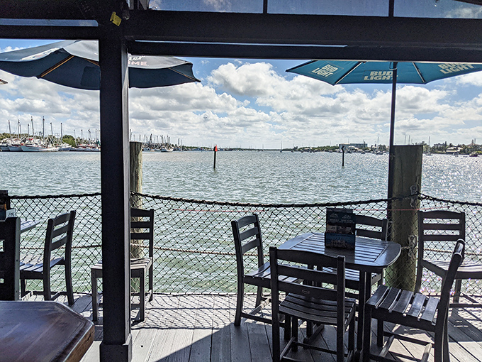 Waterfront dining where the fish swims to your table via the most scenic route possible.