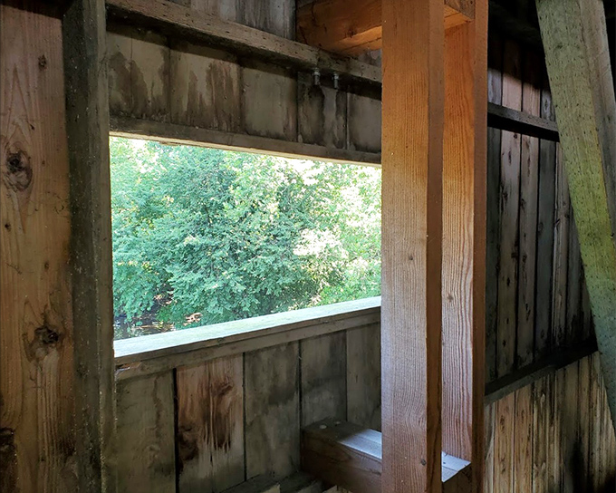 Window cutouts frame the outside world like living paintings, each view better than anything hanging in a museum.