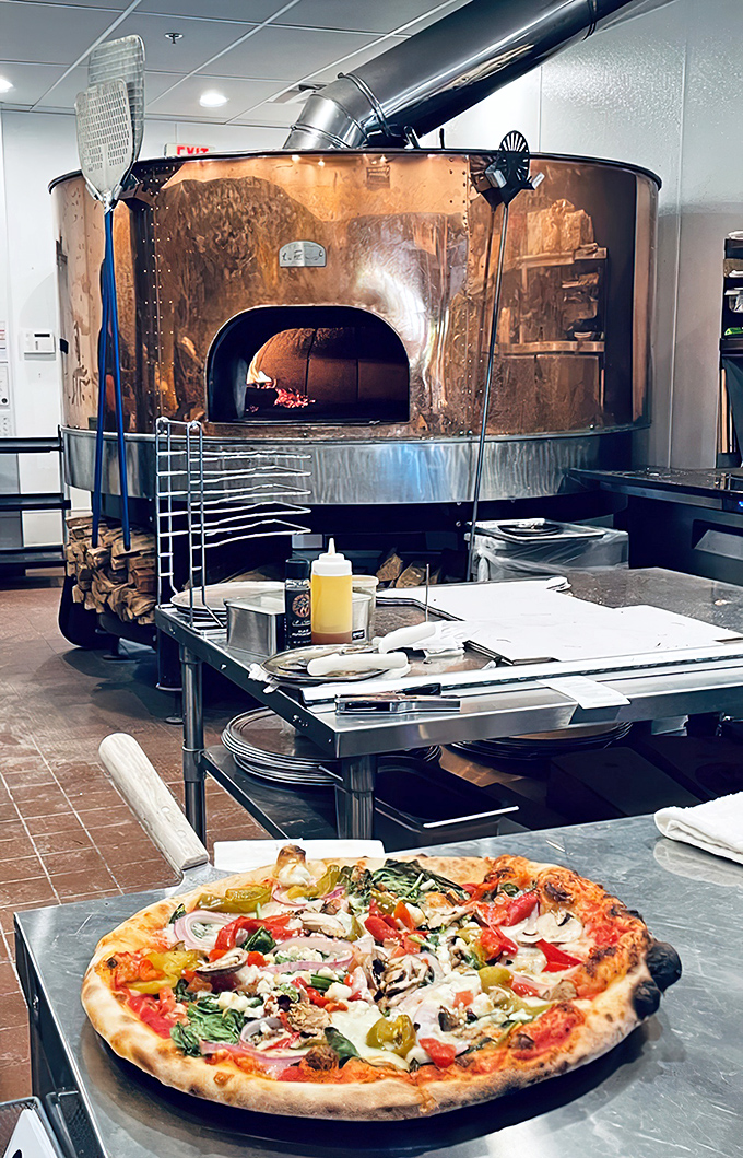 The copper-clad wood-fired oven&mdash;pizza's equivalent of a sports car&mdash;beautiful, powerful, and built for performance.