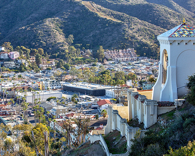 The Moutains awaits just 26 miles across the city from mainland California.