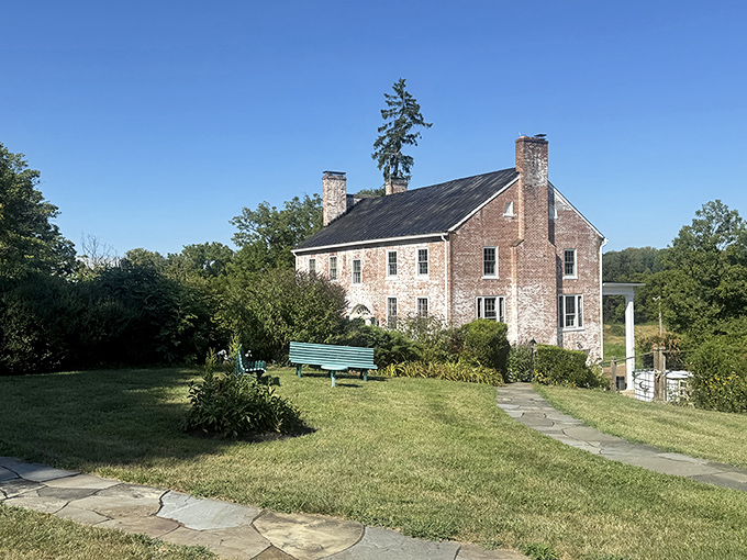 This 1830s manor house at Zephaniah has seen a lot, but probably never looked better than with a glass of wine on its porch.