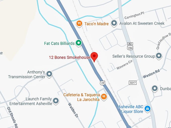 16. 12 bones smokehouse map