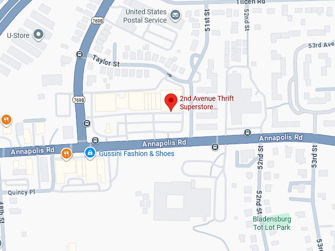 16. 2nd avenue thrift superstore bladensburg, md map