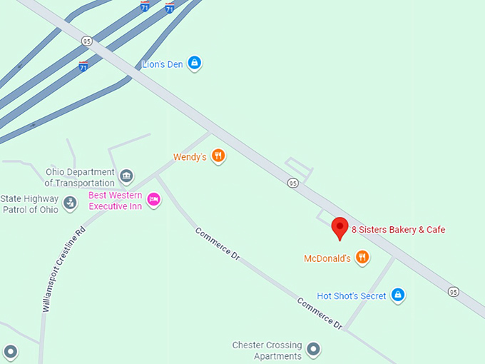 16. 8 sisters bakery & cafe map