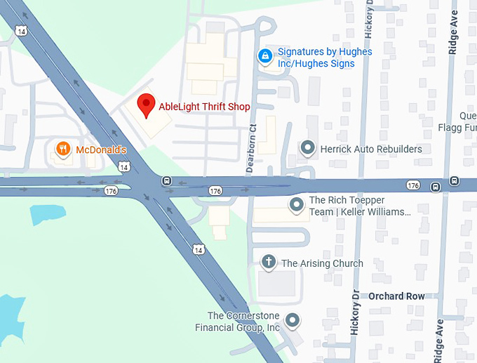 16. ablelight thrift shop map