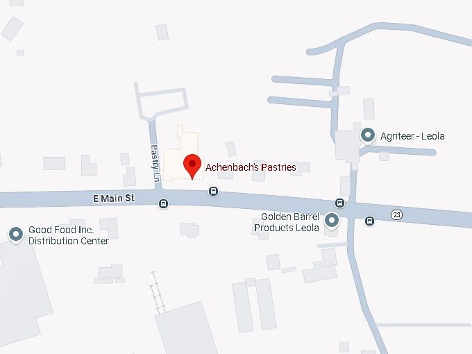 16. achenbach&rsquo;s pastries inc. map