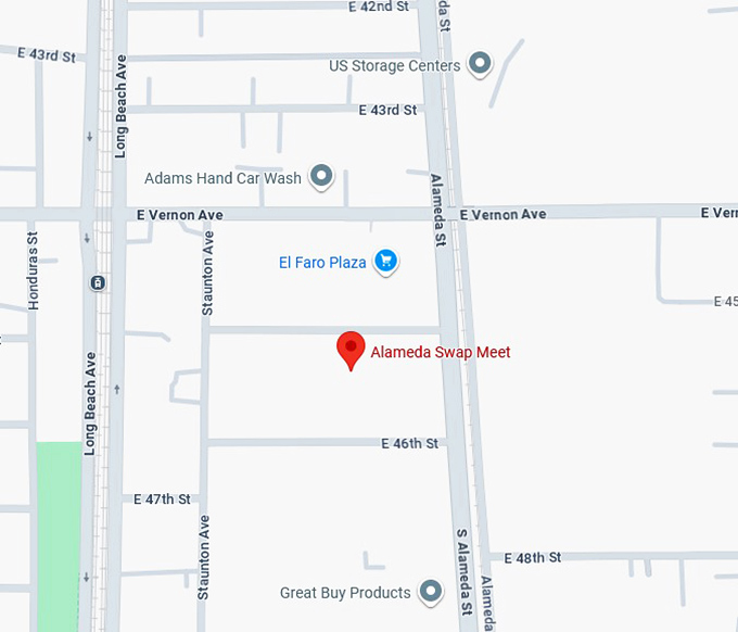16. alameda swap meet map