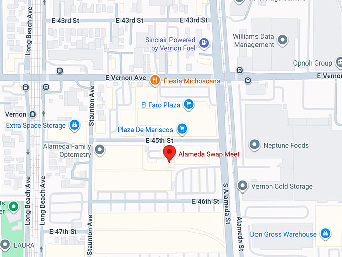 16. alameda swap meet map