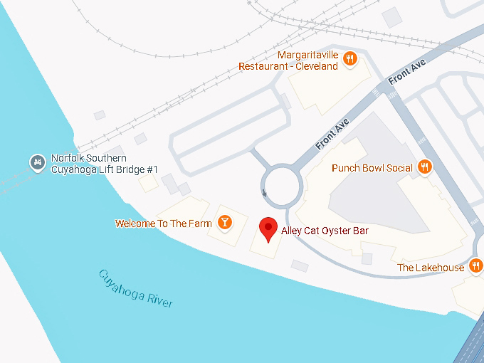 16. alley cat oyster bar map