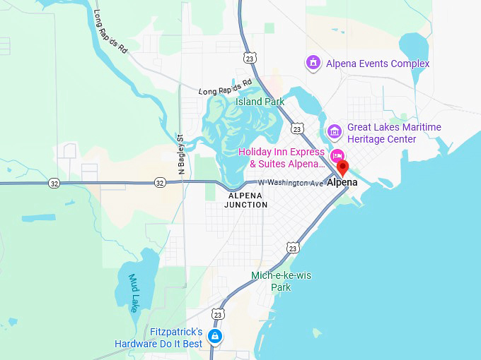 16. alpena map