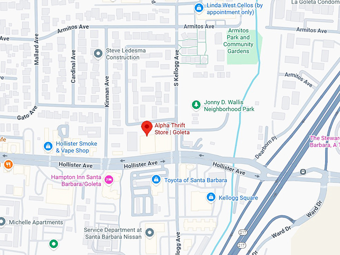 16. alpha thrift store goleta map
