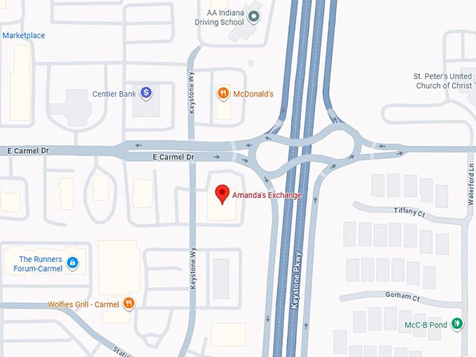 16. amanda&rsquo;s exchange map