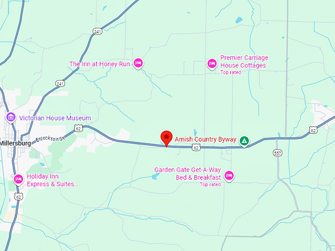 16. amish country byway map