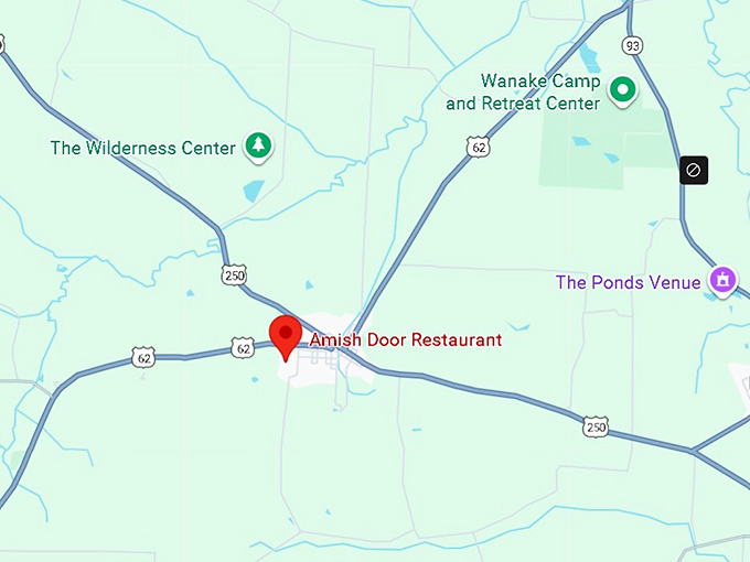 16. amish door restaurant map