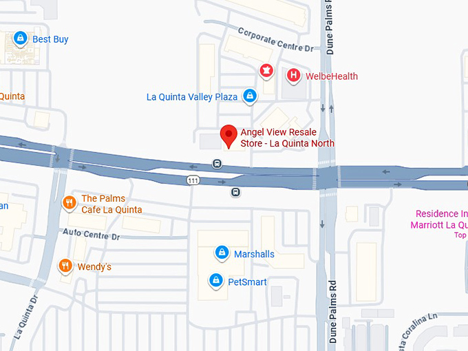 16. angel view resale store la quinta north map
