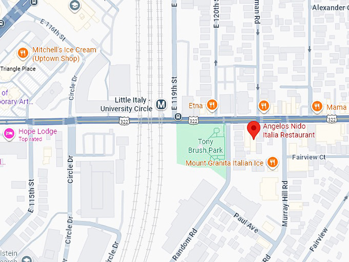 16. angelo&rsquo;s nido italia map