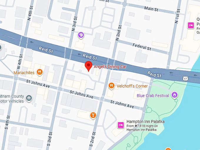 16. angel's dining car map