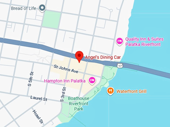 16. angel&rsquo;s dining car map