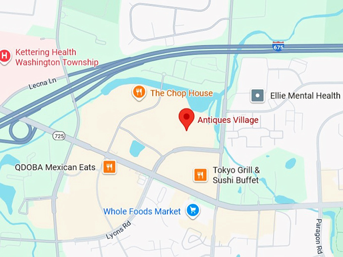 16. antiques village map