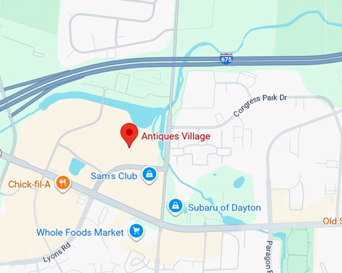 16. antiques village map