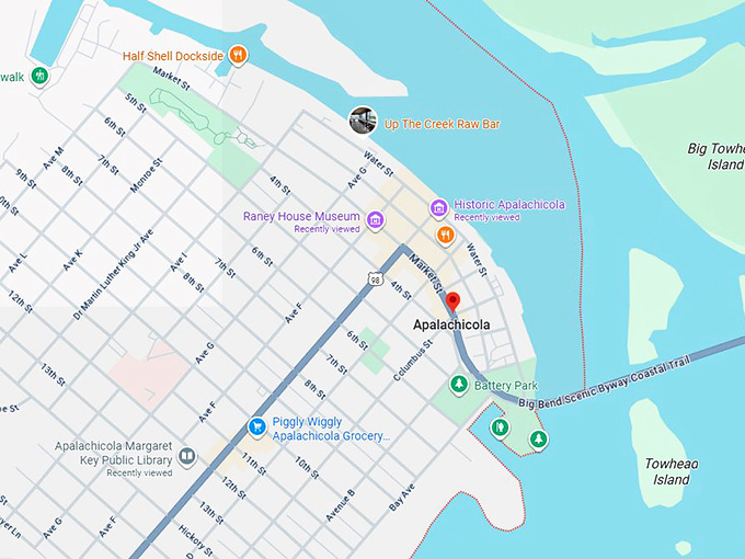 16. apalachicola fl map