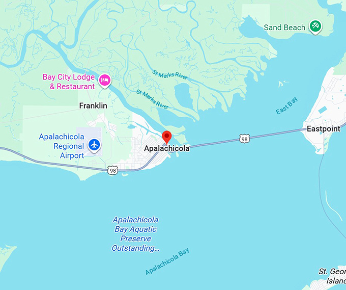 16. apalachicola map