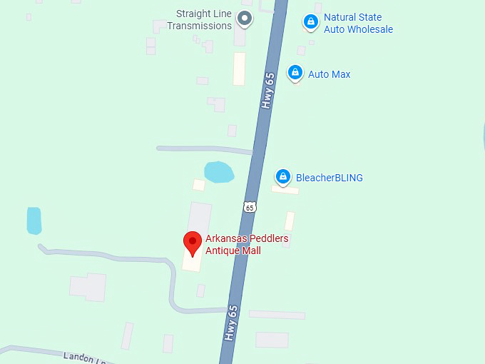16. arkansas peddlers antique mall map