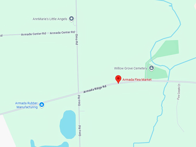 16. armada flea market map