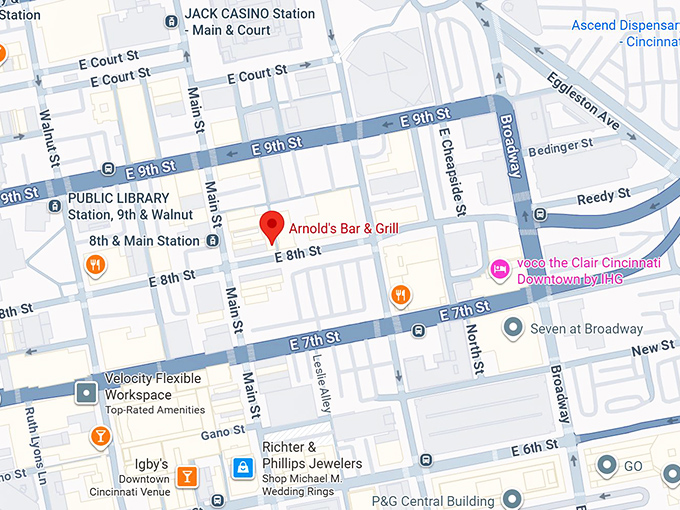 16. arnold&rsquo;s bar & grill map