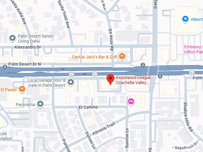 16. assistance league coachella valley resale boutique map