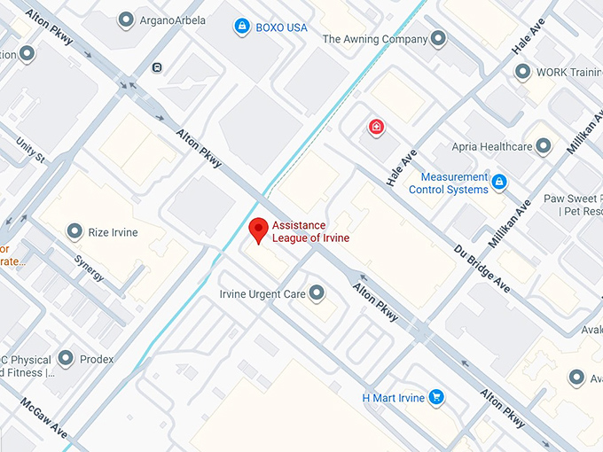 16. assistance league of irvine map