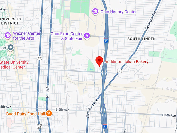 16. auddino&rsquo;s italian bakery map