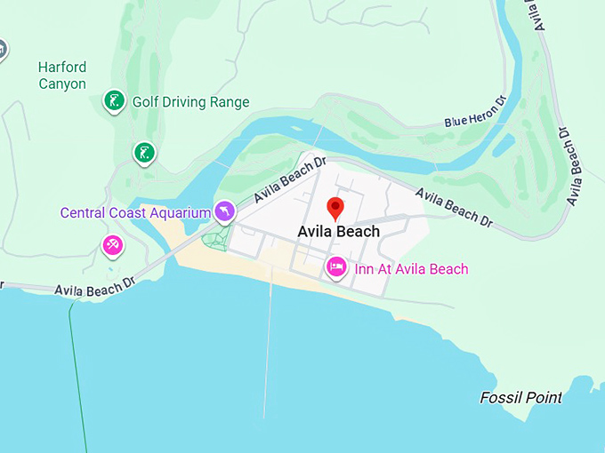 16. avila beach map