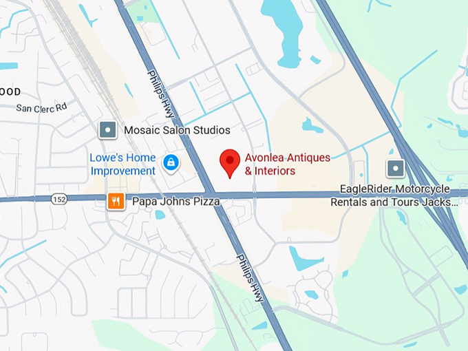 16. avonlea antiques & interiors map