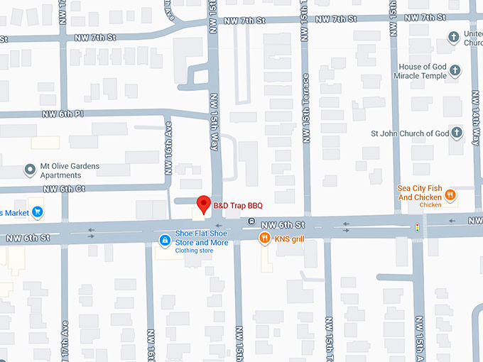 16. b&d trap bbq map