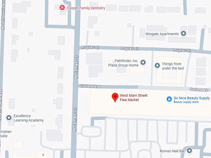 16. b&m flea market map