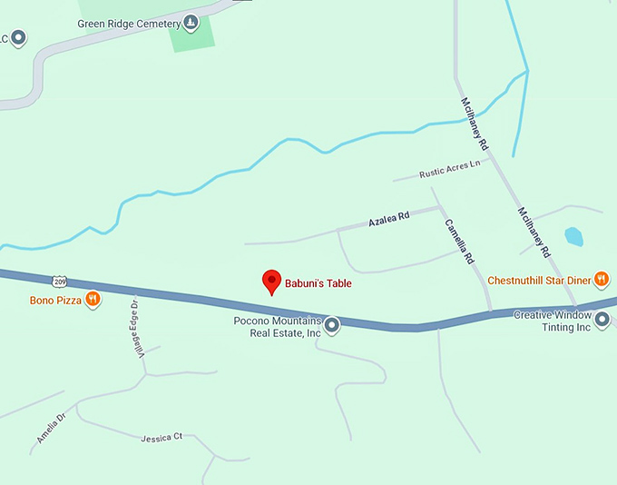 16. babuni's table map